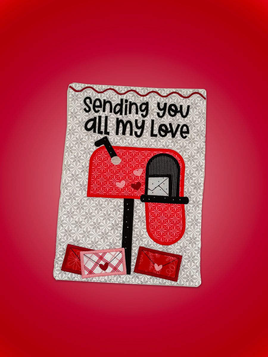 Sending All My Love Valentine Pennant (Downloadable Sewing Pattern ...