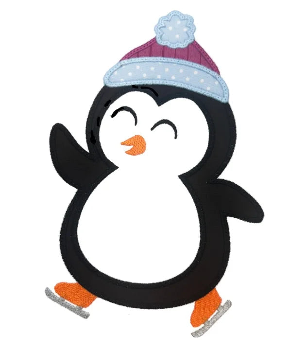 Ice Skating Penguin (Downloadable Pattern) – My Girlfriend's Quilt Shoppe