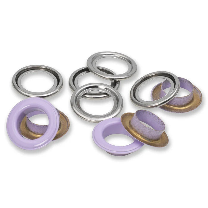 Eyelets with washers 14 mm lilac 15pc – My Girlfriend's Quilt Shoppe