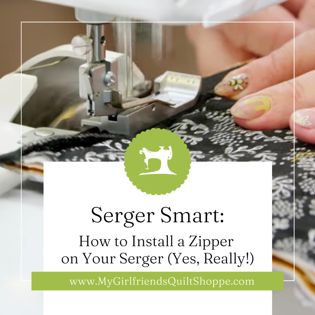 How to Install a Zipper on Your Serger (Yes, Really!) – My Girlfriend's ...