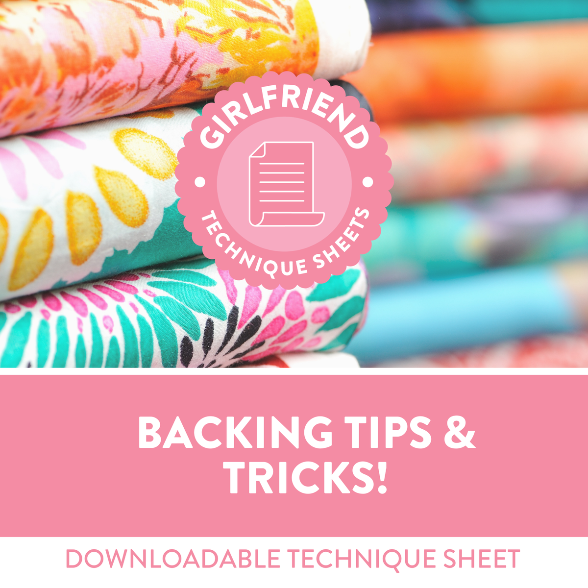 Backing Tips & Tricks! Technique Sheet (Download) – My Girlfriend's ...