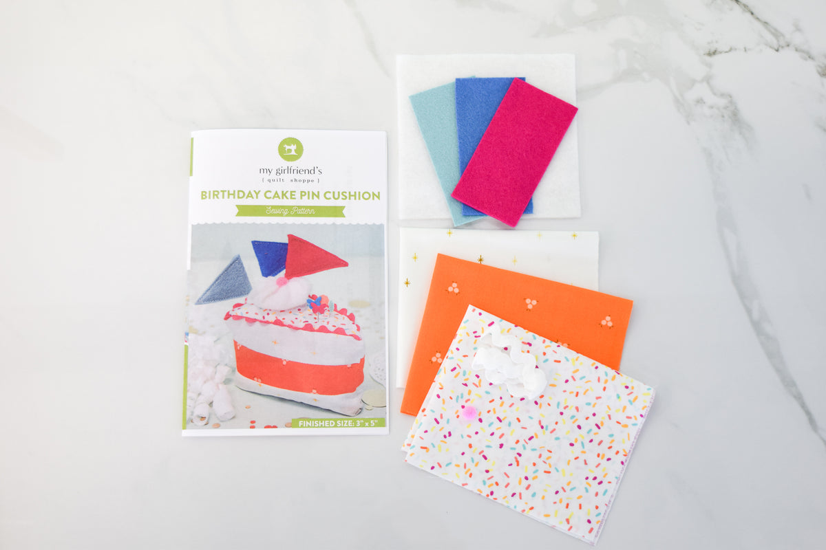 Birthday Cake Pincushion Kit – My Girlfriend's Quilt Shoppe