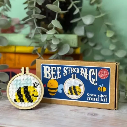 Bee Happy! Mini Matchbox Cross Stitch Kit – My Girlfriend's Quilt Shoppe