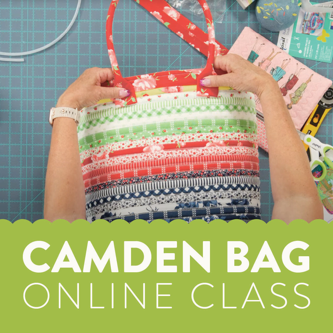 Camden Bag Class (PRE-RECORDED) – My Girlfriend's Quilt Shoppe