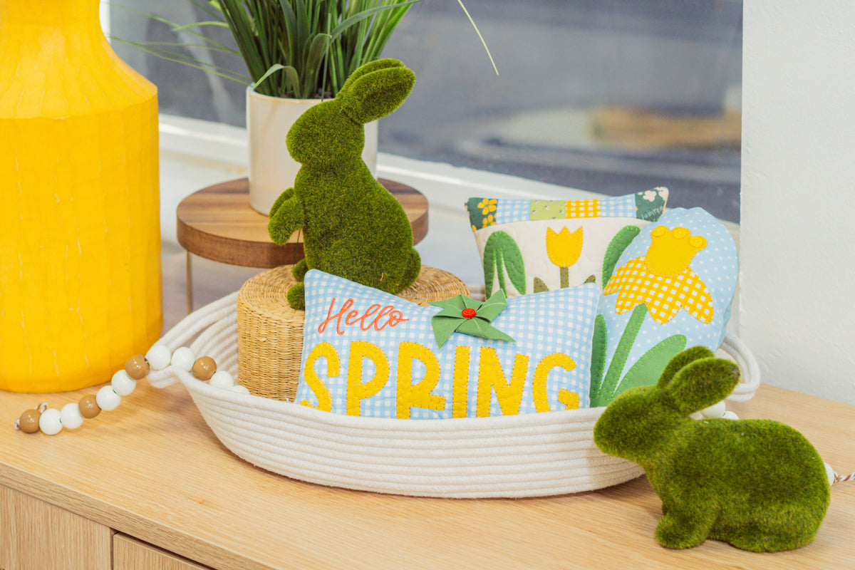 Hello Spring Bowl Fillers (Downloadable Sewing and Machine Embroidery ...