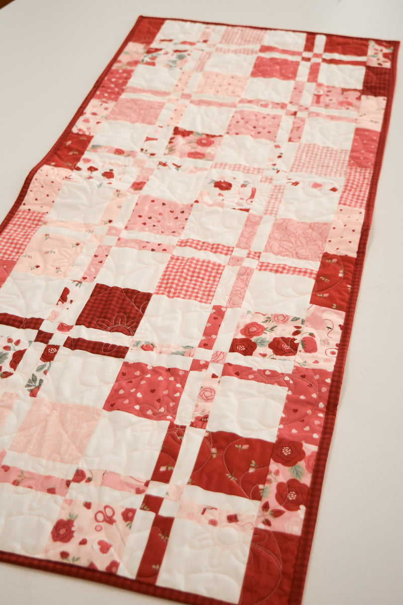 Disappearing 4-Patch Table Runner (Downloadable Sewing Pattern) – My ...