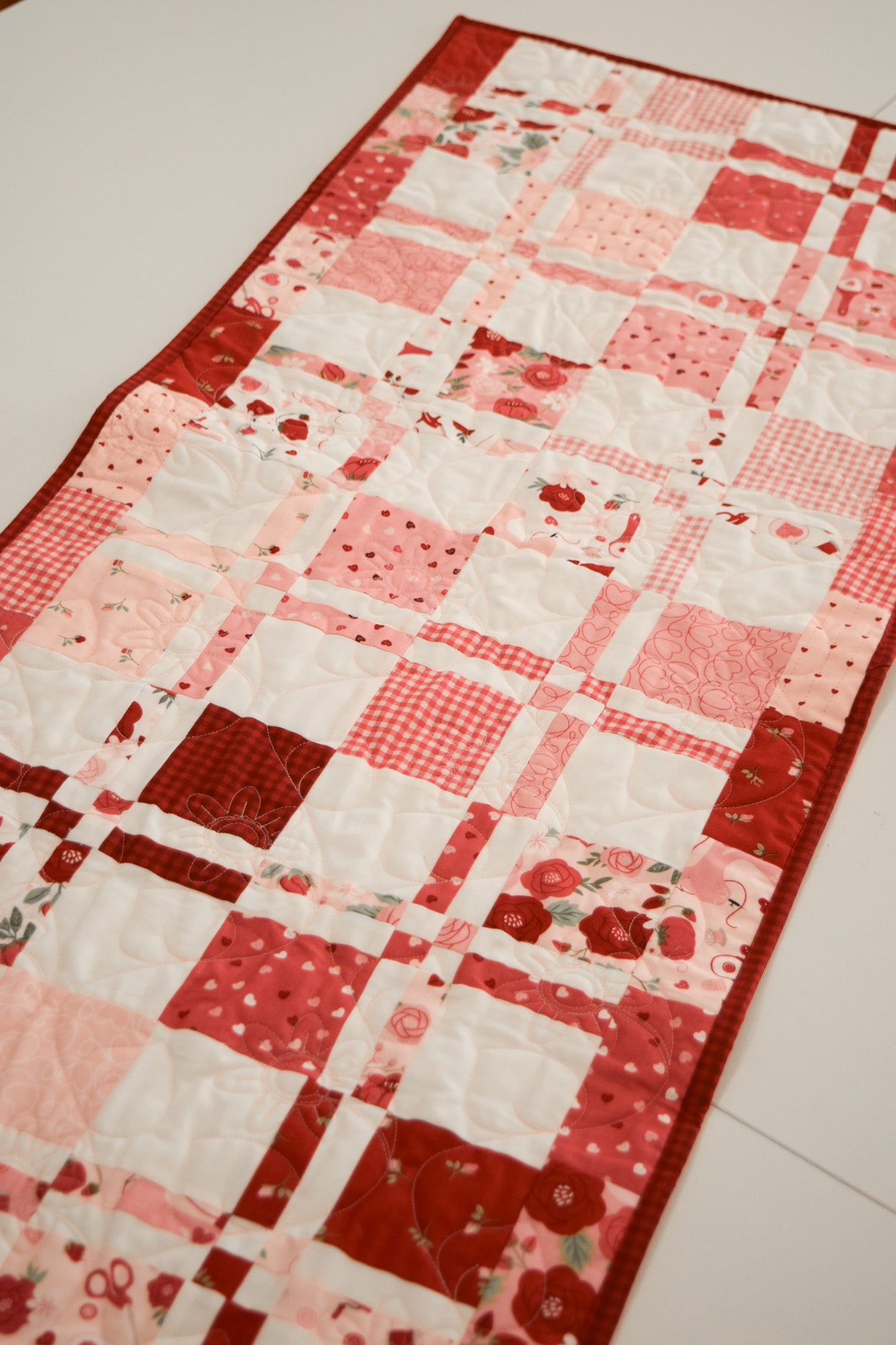 Disappearing 4-Patch Table Runner (Downloadable Sewing Pattern) – My ...