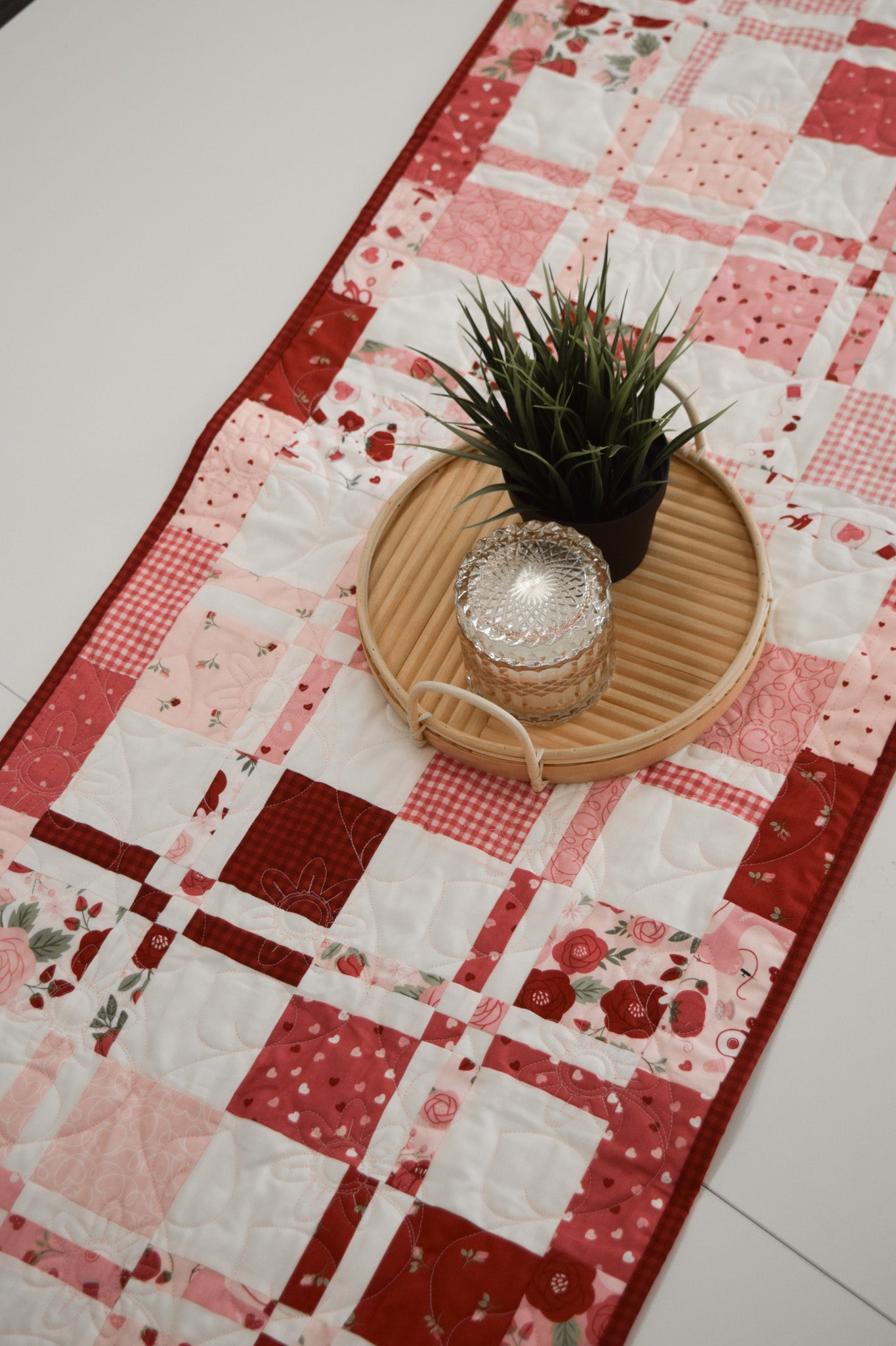 Disappearing 4-Patch Table Runner (Downloadable Sewing Pattern) – My ...