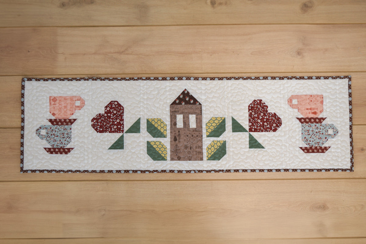 Tea at Pemberley Table Runner Kit – My Girlfriend's Quilt Shoppe