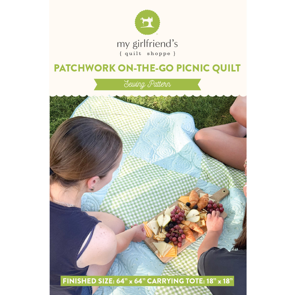Patchwork On-The-Go Picnic Quilt (Downloadable Sewing Pattern) – My ...
