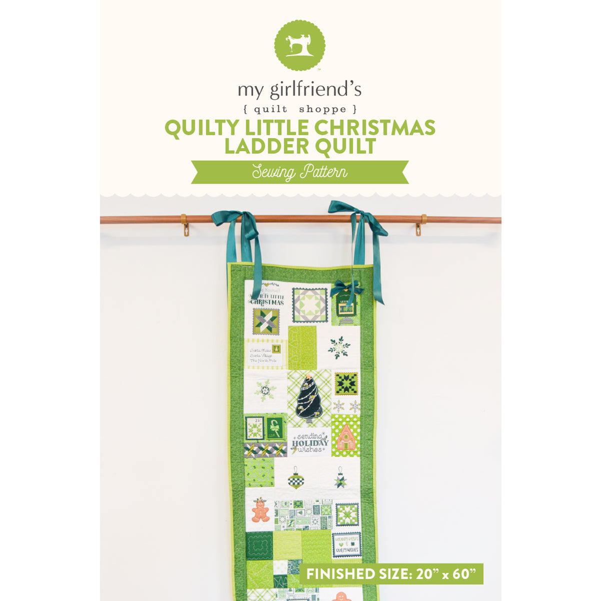 Quilty Little Christmas Ladder Quilt (Downloadable Sewing Pattern) – My ...