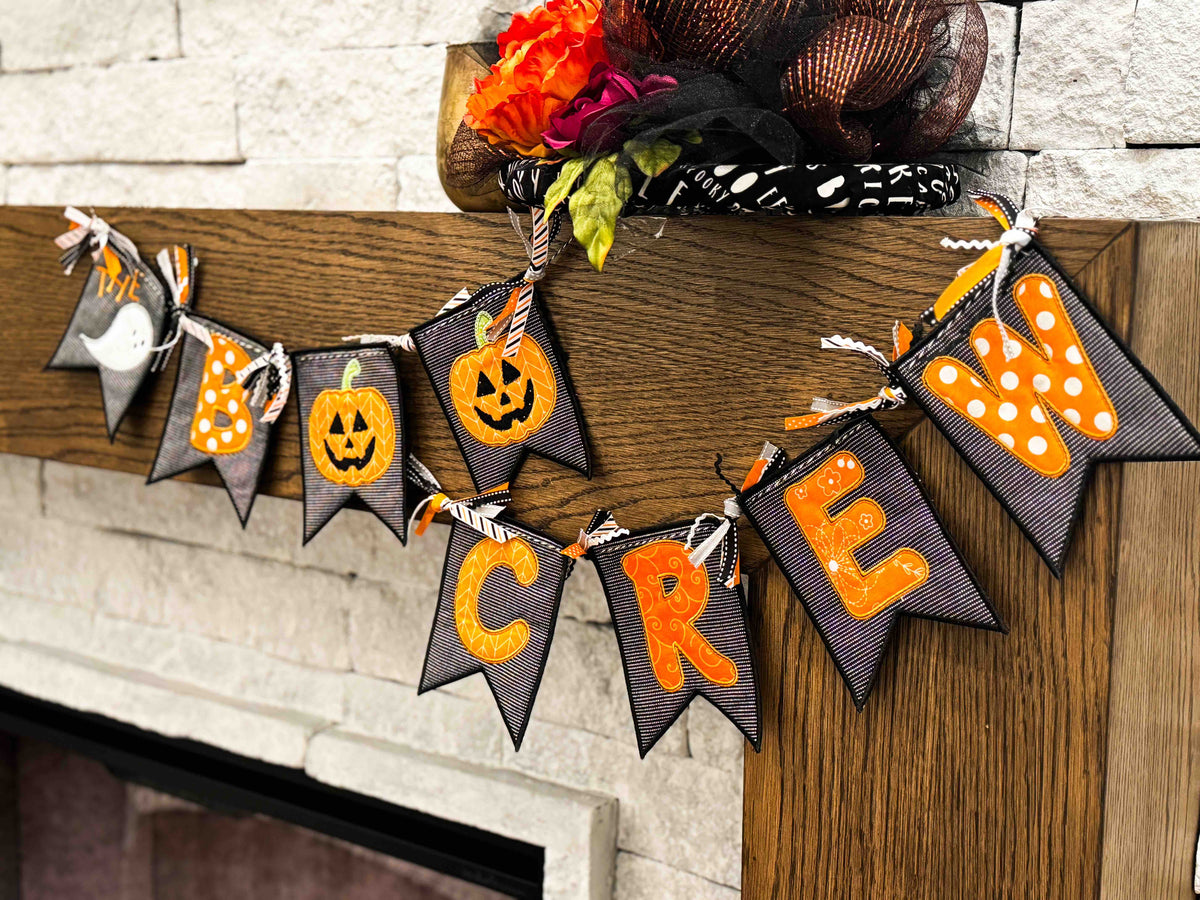 The Boo Crew Banner - Sewing and Embroidery (Downloadable) – My ...