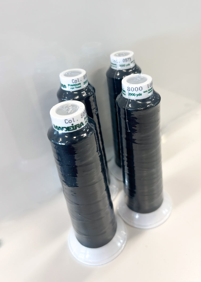 Madeira Serger Thread, Black Bundle (4 pack) – My Girlfriend's Quilt Shoppe
