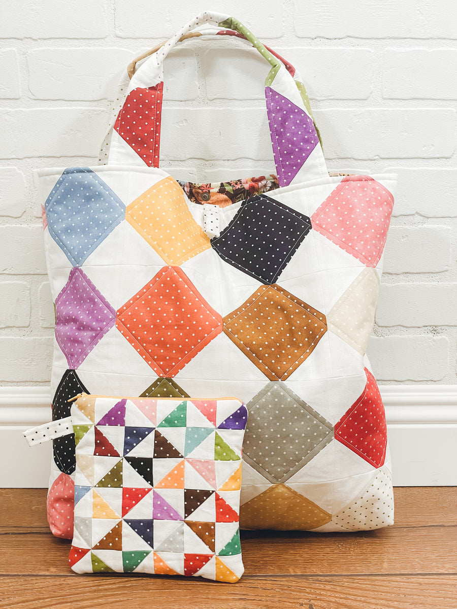 Shopping Bag Duo (Downloadable Pattern) – My Girlfriend's Quilt Shoppe