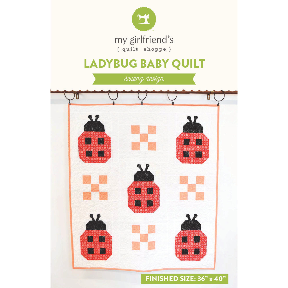 Ladybug Quilt (Downloadable Sewing Pattern) – My Girlfriend's Quilt Shoppe