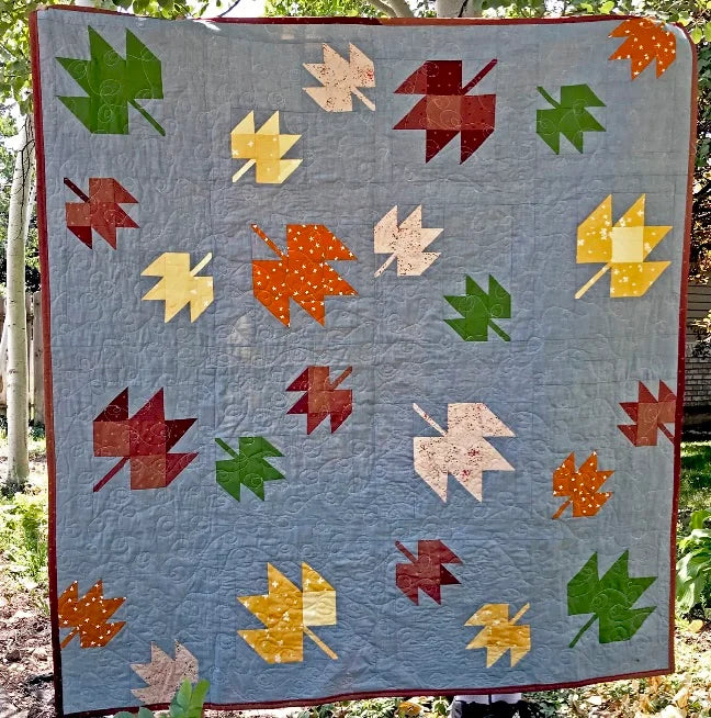 Leaf Fall Quilt (Downloadable Pattern) – My Girlfriend's Quilt Shoppe