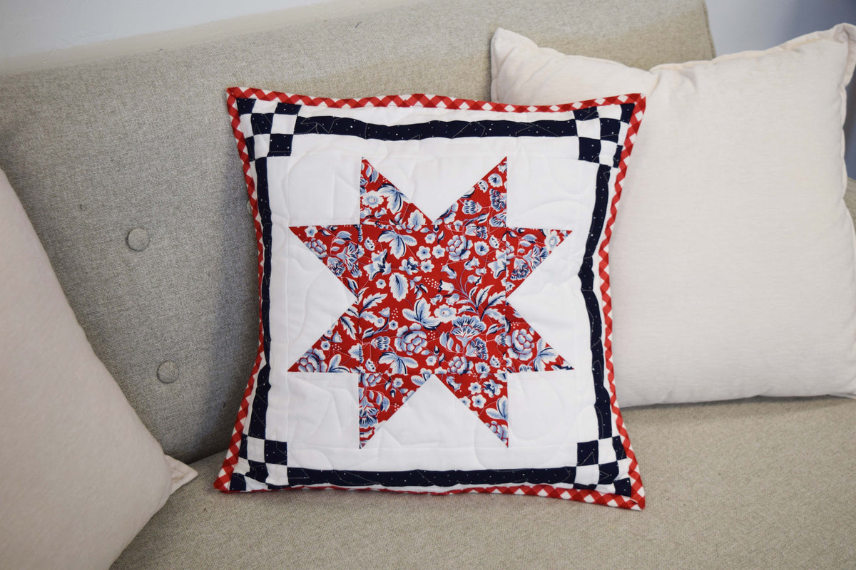 Liberty Patchwork Quilt & Pillow Pattern – My Girlfriend's Quilt Shoppe