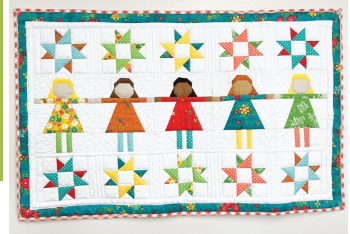 Girlfriends Around the World Wallhanging (Downloadable Pattern) – My ...
