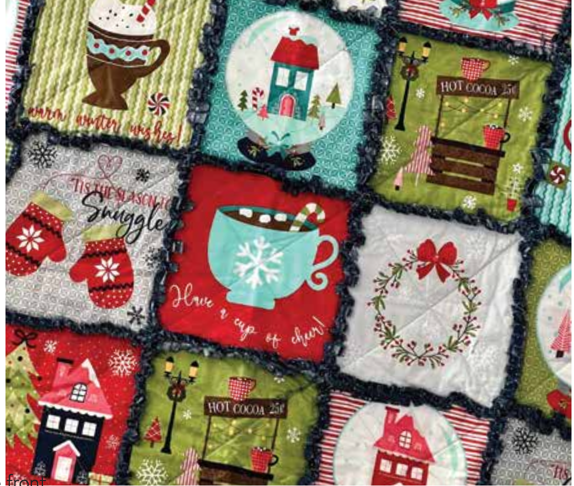 Cup of Cheer Rag Quilt (Downloadable Sewing Pattern) – My Girlfriend's ...