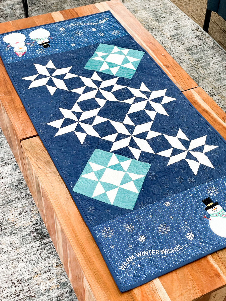 Warm Winter Wishes Table Runner: Sewing Version (Downloadable Pattern ...