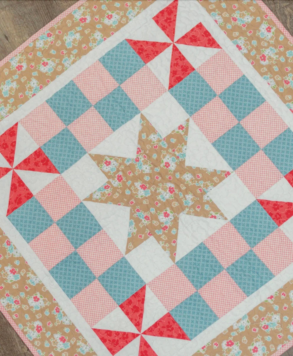 Whirling Star Table Topper (Downloadable Pattern) – My Girlfriend's ...
