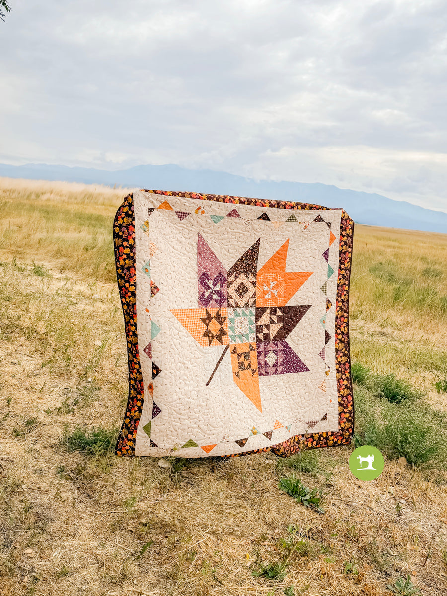 Awe of Autumn Pressed Leaves Quilt Kit – My Girlfriend's Quilt Shoppe