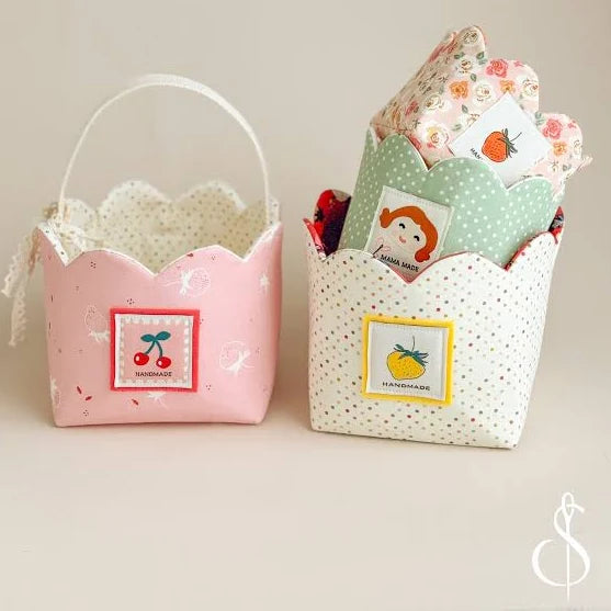 Scalloped Basket Trio Pattern by Minki Kim – My Girlfriend's Quilt Shoppe